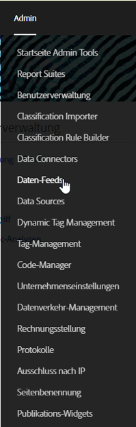 Verwalten von Daten-Feed-Aufträgen | Adobe Analytics