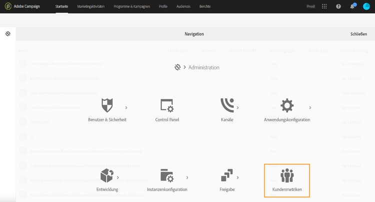 Campaign Aktive Profile Adobe Campaign