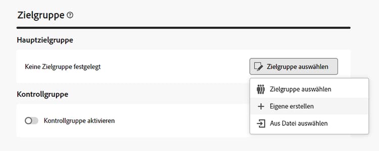 Arbeiten mit Sendungen | Adobe Campaign