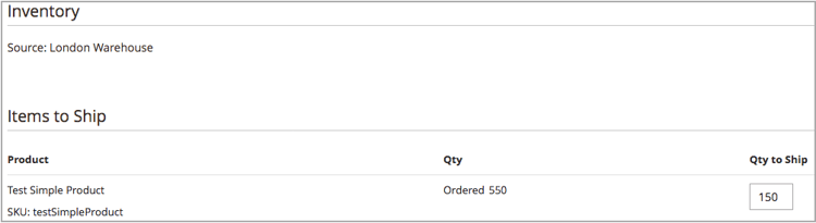 Erstellen von Sendungen aus mehreren Quellen | Adobe Commerce