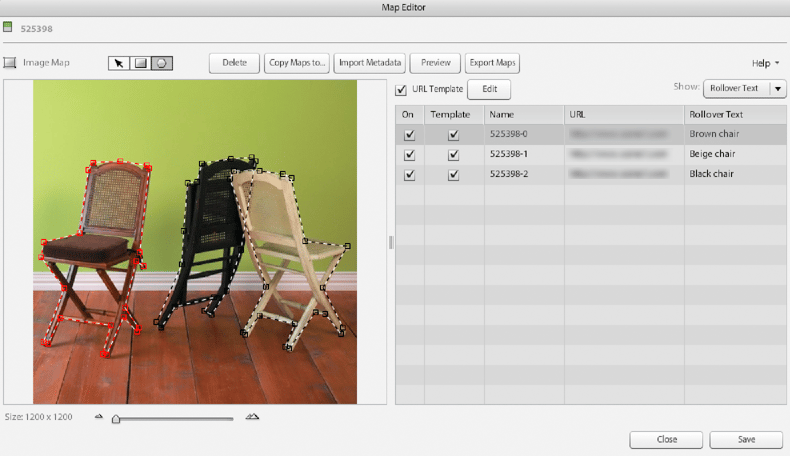 Imagemaps erstellen | Adobe Dynamic Media Classic