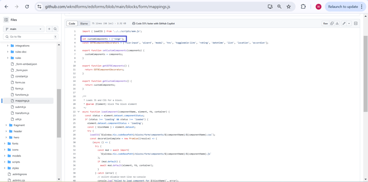 Erstellen benutzerdefinierter Komponenten für ein EDS-Formular | Adobe Experience Manager