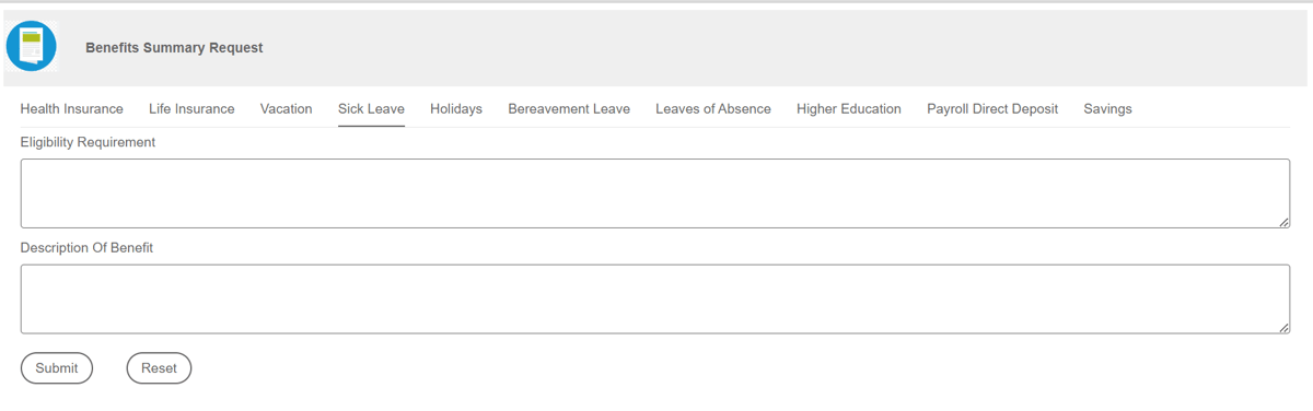 Kernkomponente „Horizontale Registerkarten“ für adaptive Formulare | Adobe Experience Manager