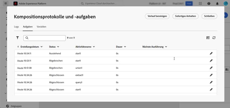 Erstellen von Kompositionen | Adobe Experience Cloud