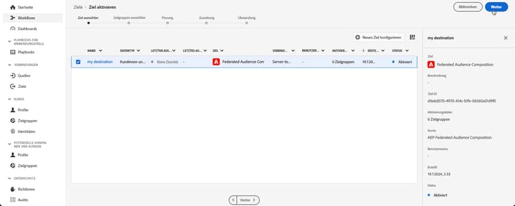 Anreichern von Adobe Experience Platform-Zielgruppen mit externen Daten ...