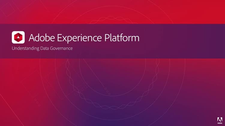 Übersicht zur Data Governance | Adobe Experience Platform
