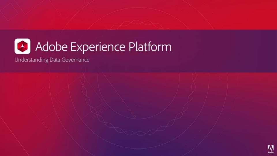 Erste Schritte mit Data Governance in Adobe Experience Platform | Adobe ...
