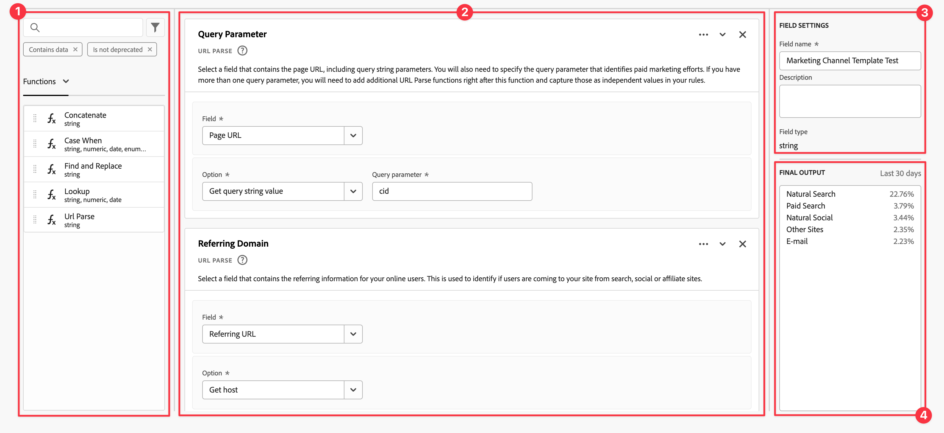 Derived Fields Adobe Customer Journey Analytics
