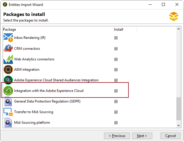 adobe campaign classic integrations