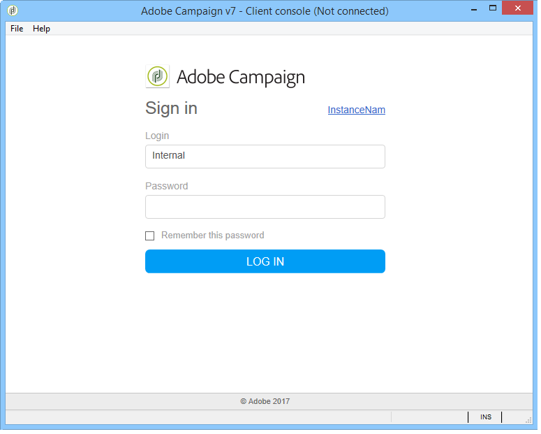 adobe campaign manager login