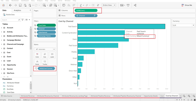 Marketo Measure Report Template - Tableau | Adobe Marketo Measure