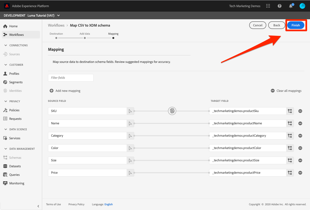 Ingest Batch Data Adobe Experience Platform