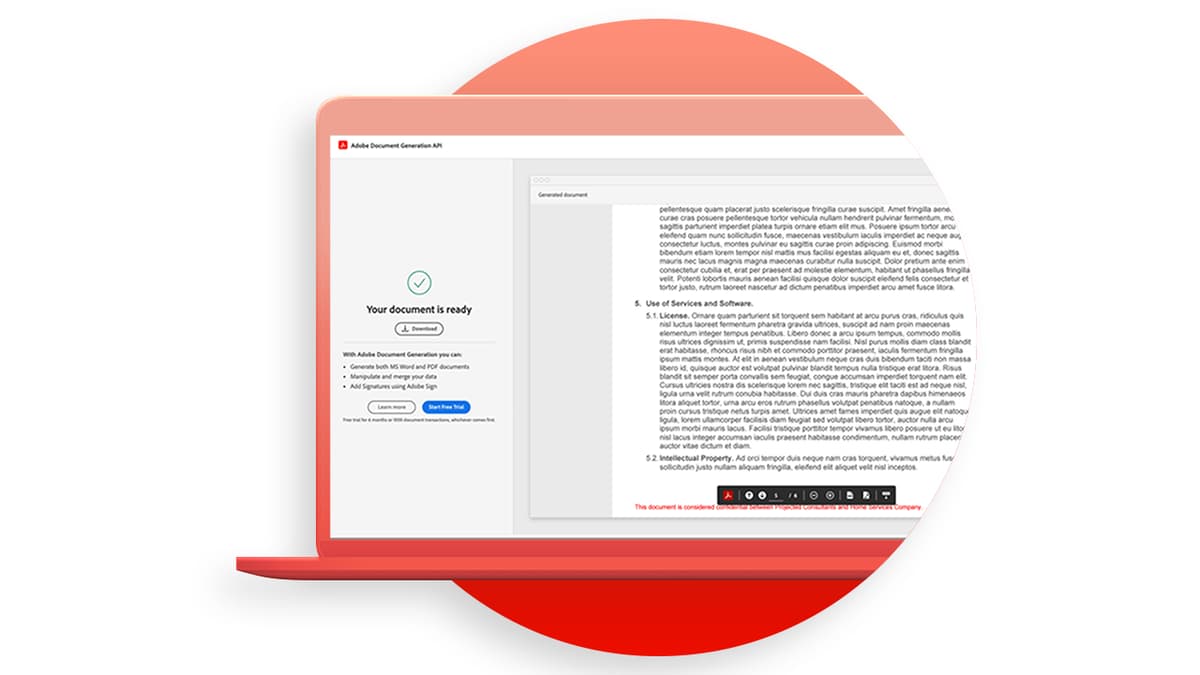 Adobe Acrobat Services API Use Cases | Adobe Acrobat Services