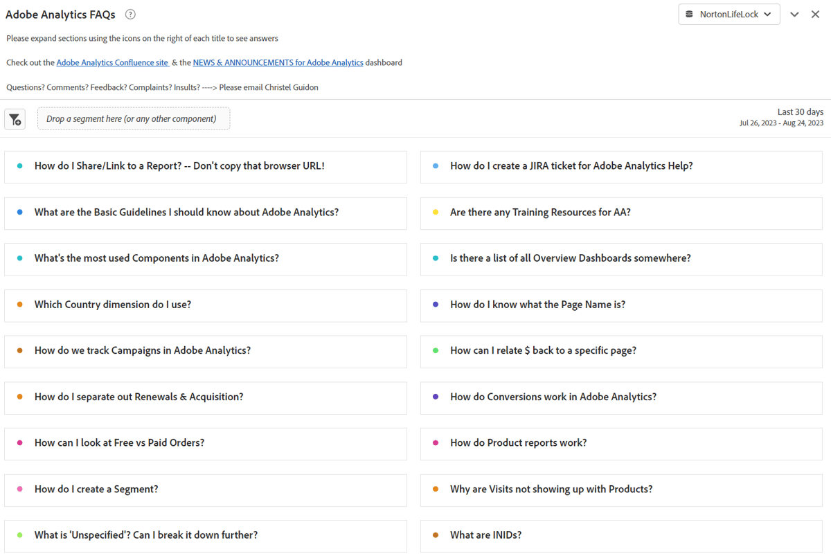 Create Operational Dashboards within Analysis Workspace | Adobe Analytics