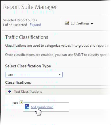 Traffic classifications | Adobe Analytics