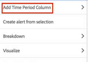 Date comparison | Adobe Analytics