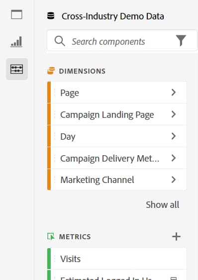 Components overview | Adobe Analytics