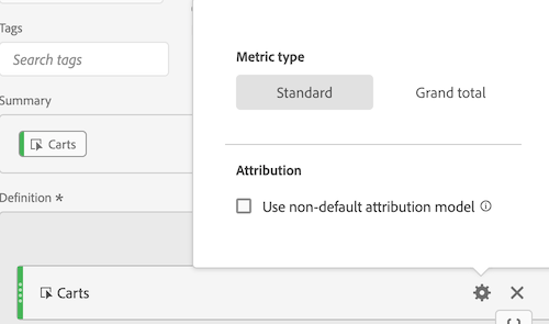 Metric type and attribution | Adobe Analytics