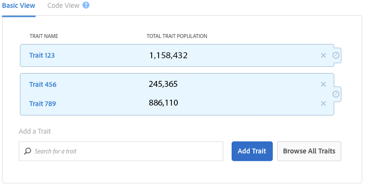 Trait and Segment Population Data in Segment Builder | Adobe Audience Manager