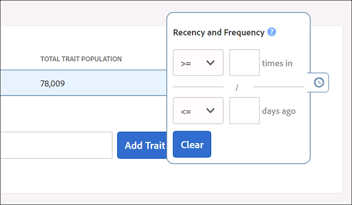 Recency and Frequency | Adobe Audience Manager