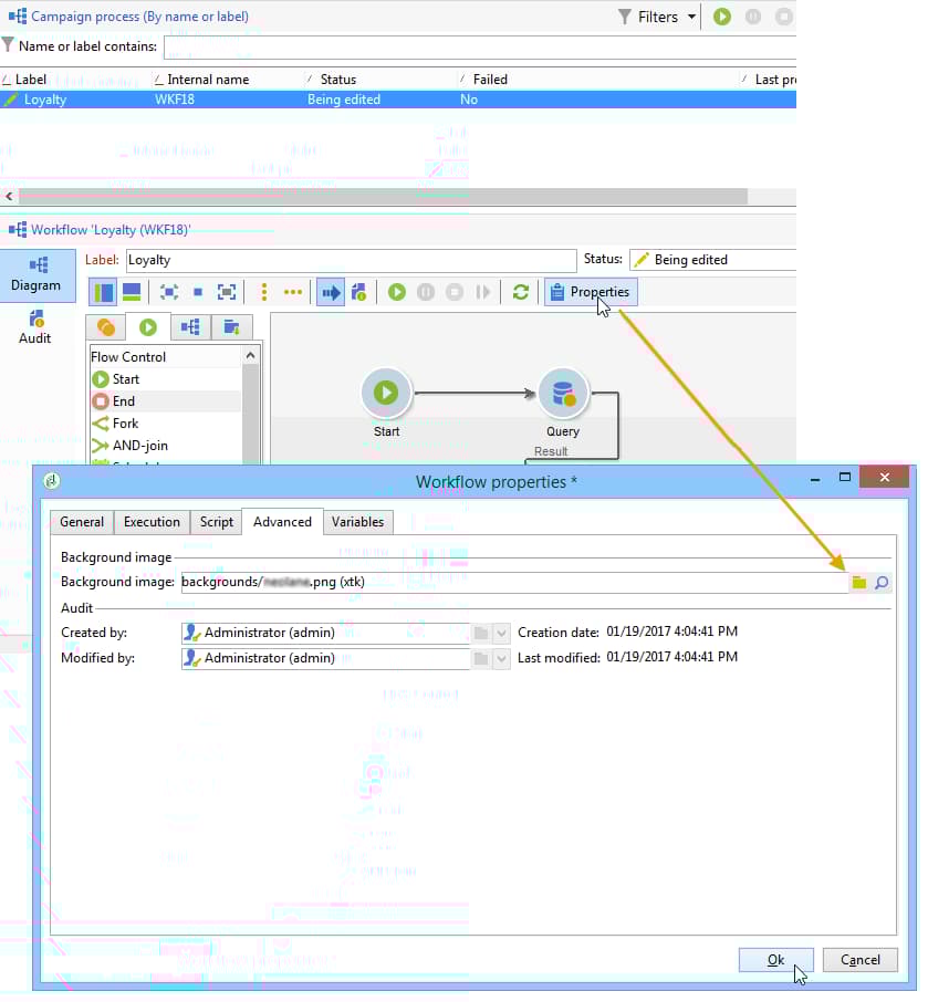 Change activity images | Adobe Campaign