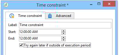 Time constraint | Adobe Campaign