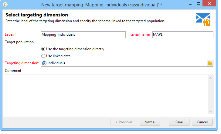 Target mapping | Adobe Campaign