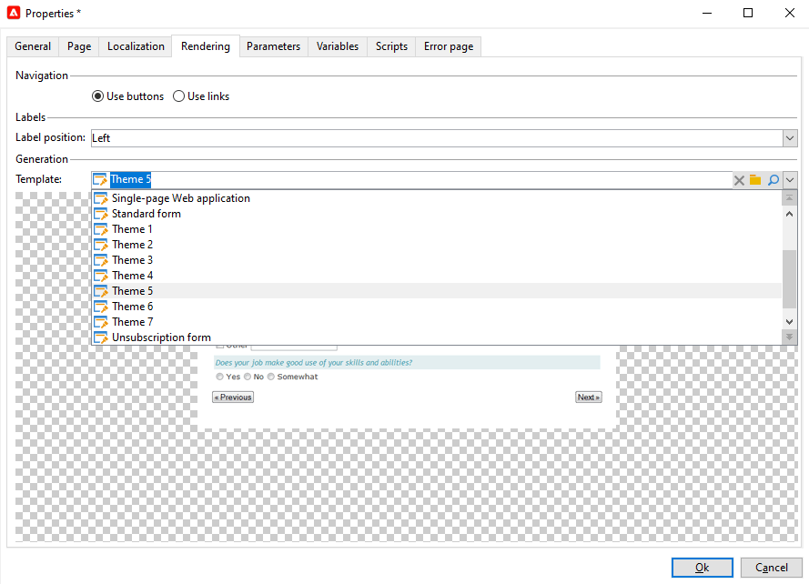 Form rendering | Adobe Campaign