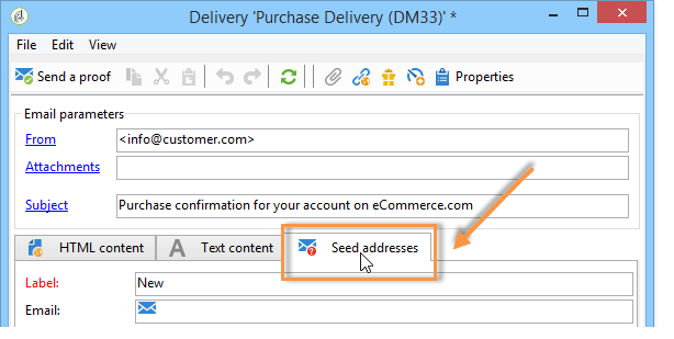 Test transactional message templates | Adobe Campaign