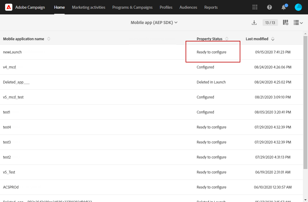 SDK v4 mobile application migration to Adobe Experience Platform SDK | Adobe Campaign