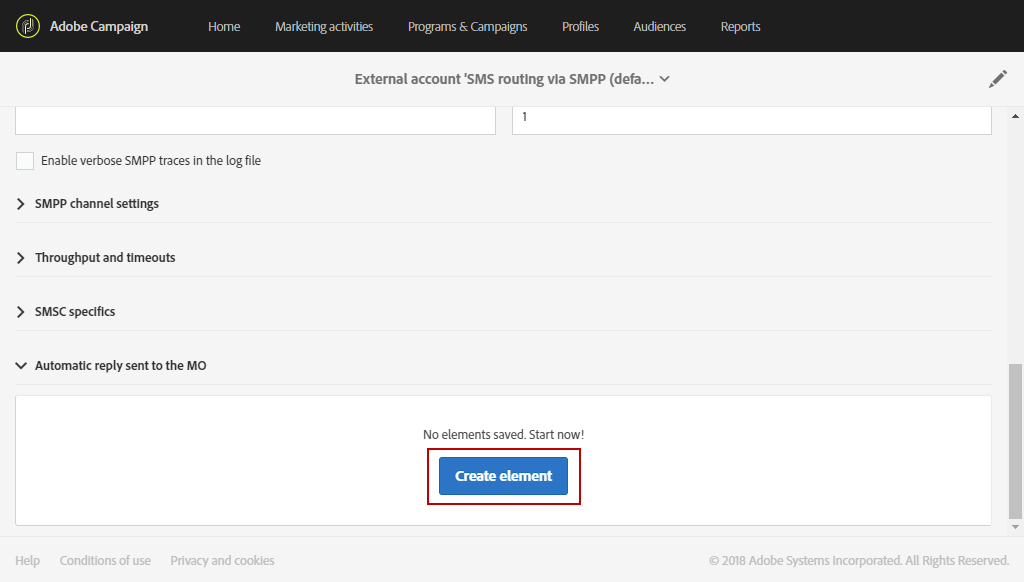 Managing Incoming Sms Adobe Campaign