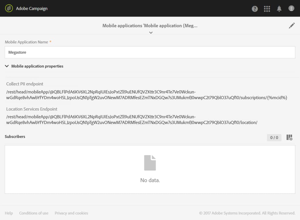 Configuring Campaign-Points of Interest data integration | Adobe Campaign