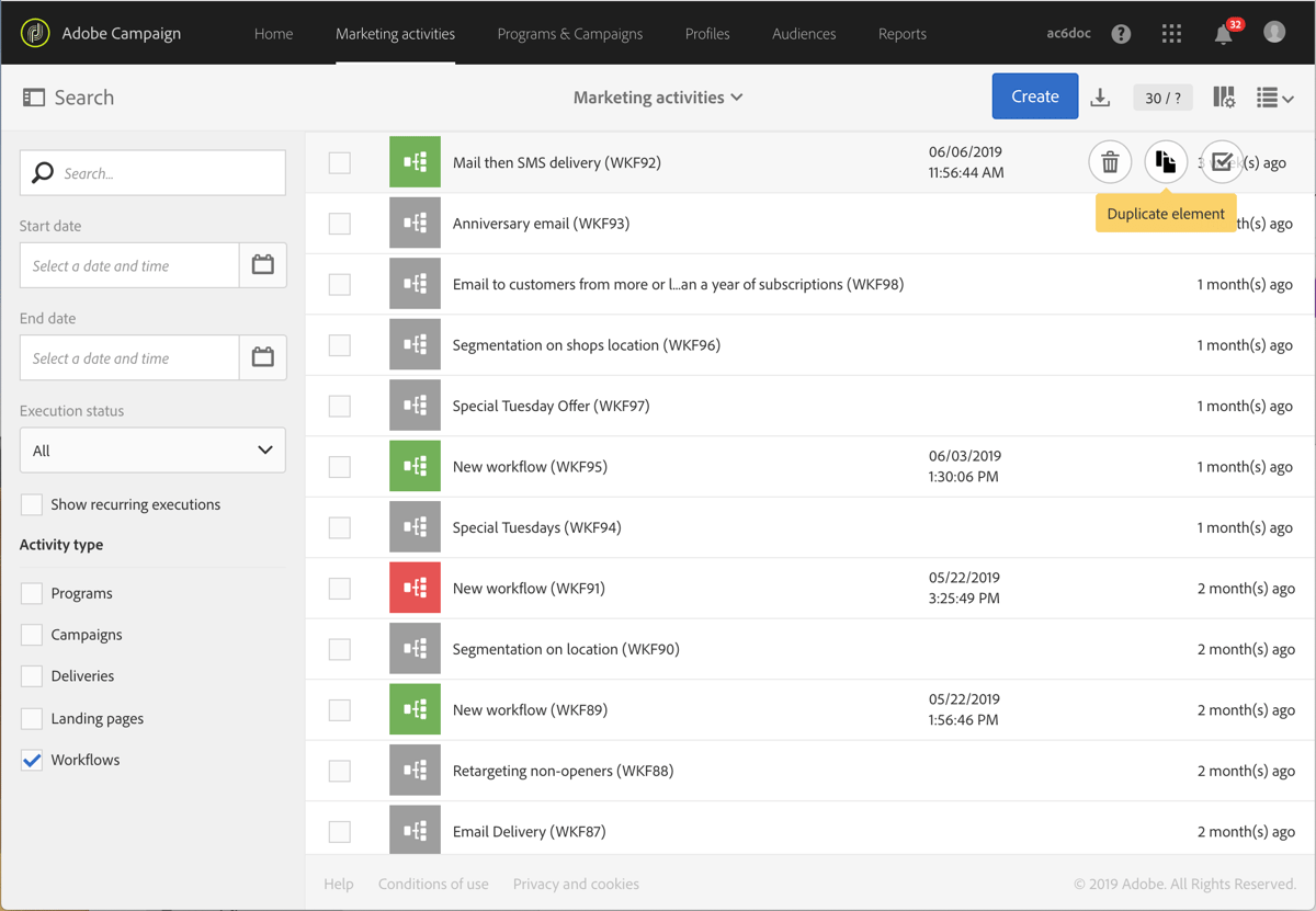 Workflows best practices | Adobe Campaign