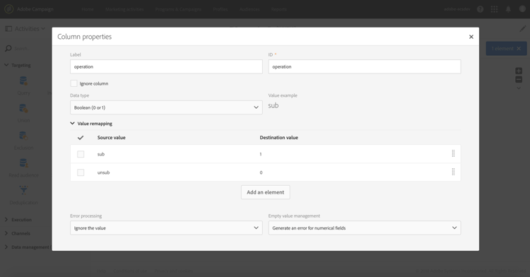 Updating Multiple Subscription Statuses From A File Adobe Campaign