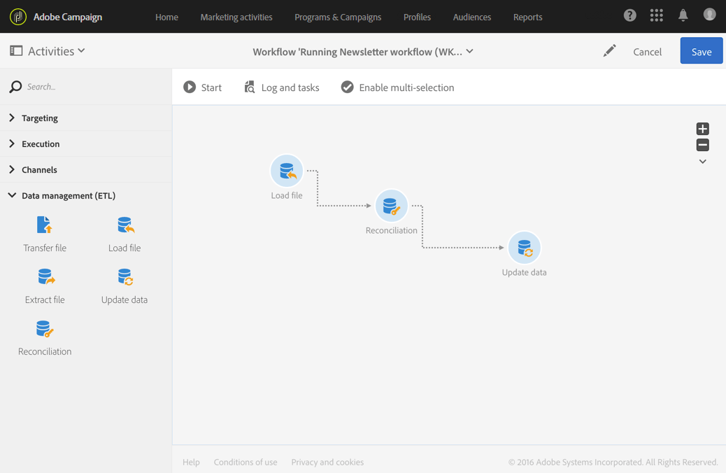 Data Reconciliation Using Relations Adobe Campaign