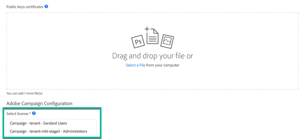 Setting-up API access | Adobe Campaign