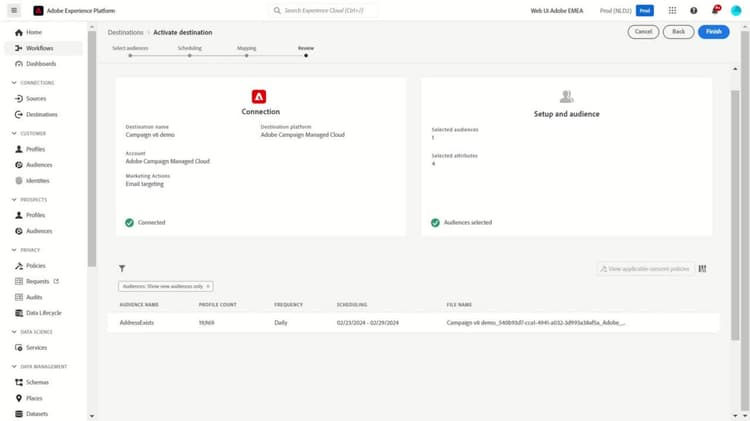 Create An Audience With Experience Platform Adobe Campaign