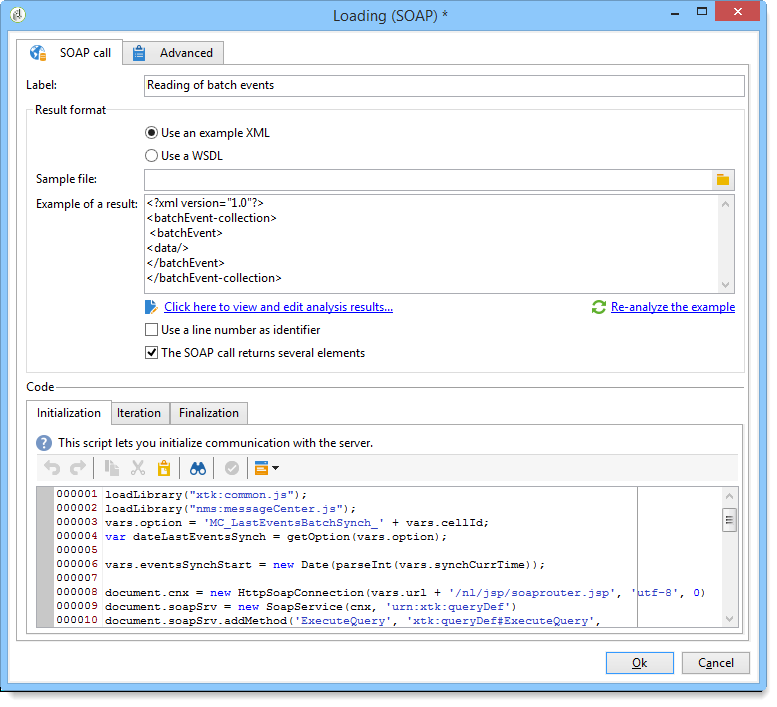Loading (SOAP) | Adobe Campaign