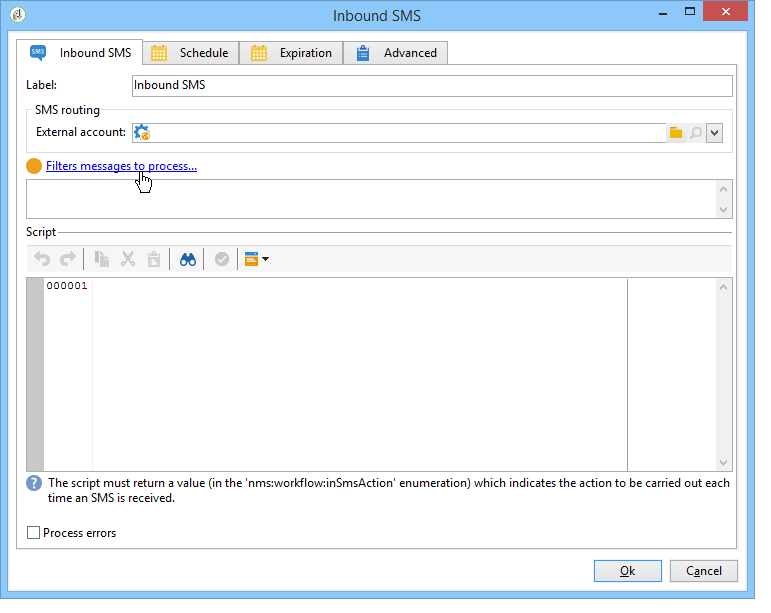 Inbound SMS | Adobe Campaign