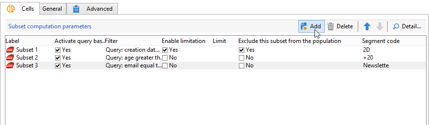 Cells | Adobe Campaign