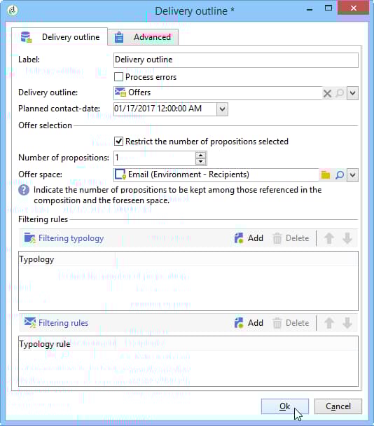 Delivery outline | Adobe Campaign