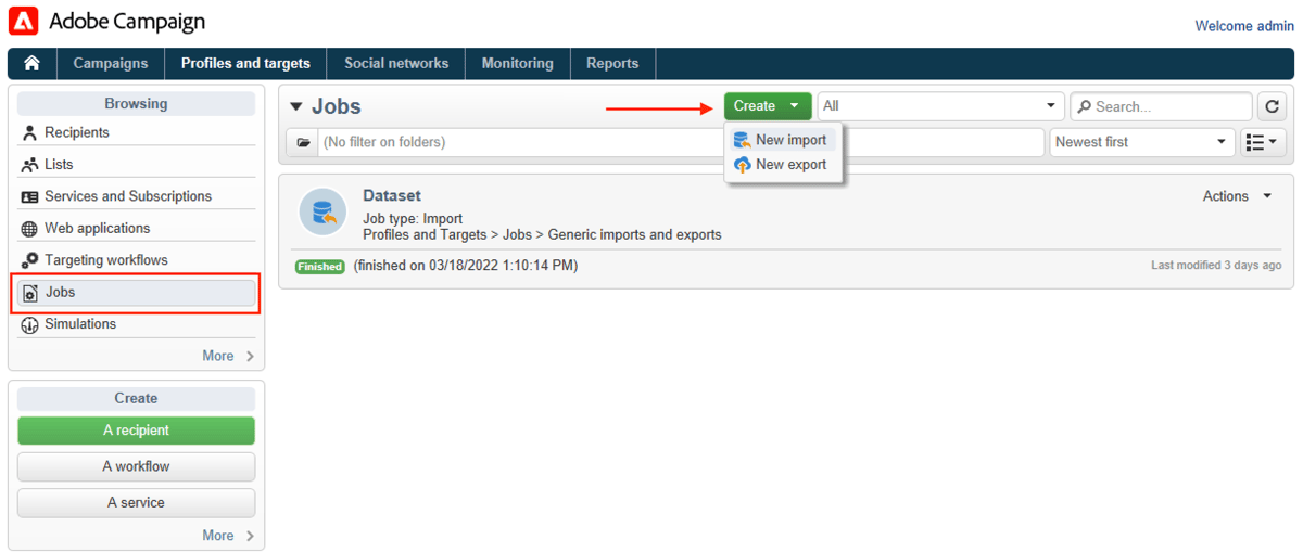 Import profiles in Campaign | Adobe Campaign