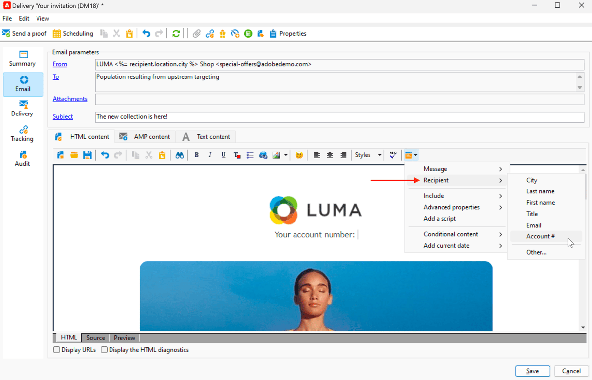 Personalization data sources | Adobe Campaign