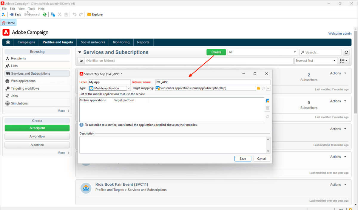 Integrate AEP SDK and Campaign | Adobe Campaign