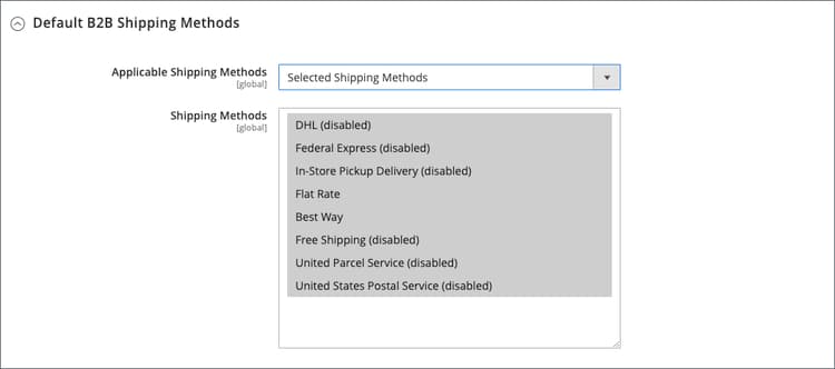 Enable B2B features | Adobe Commerce