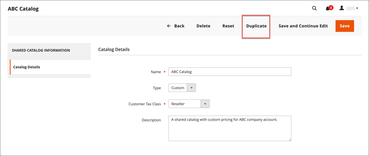 Create a shared catalog | Adobe Commerce