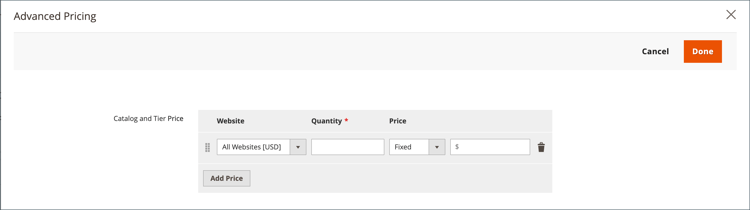 Set shared catalog pricing and structure | Adobe Commerce
