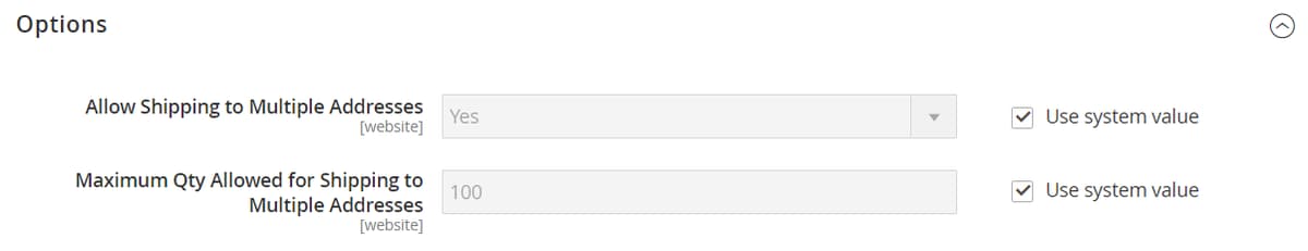 Sales > Multishipping Settings | Adobe Commerce