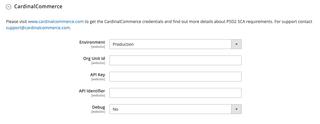 Sales > 3D Secure | Adobe Commerce