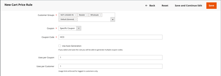 Create a cart price rule | Adobe Commerce